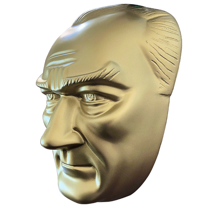 28 / 30 cm Fiberglass Atatürk Maskı